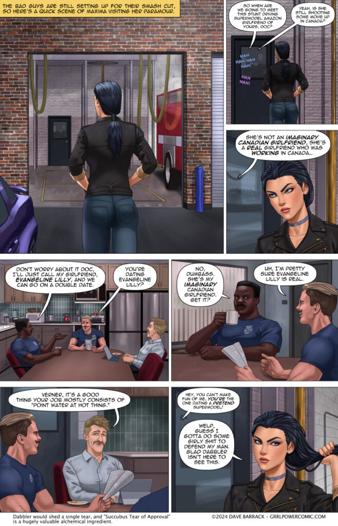 Grrl Power #1258 – Prepare the slo-mo wind machine – Grrl Power