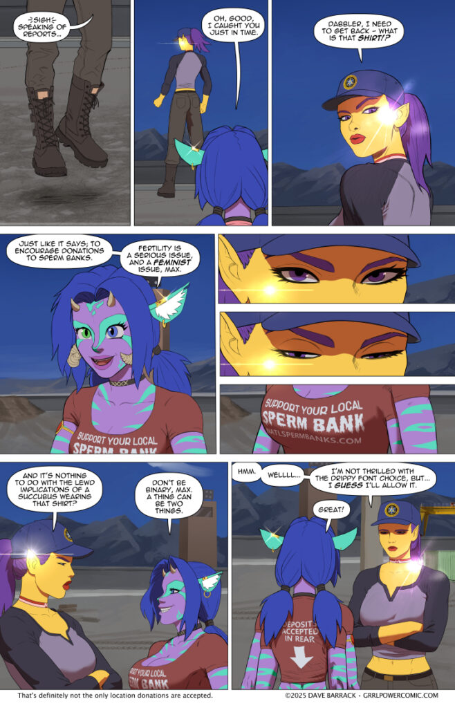 Grrl Power #1344 – Charity-ish – Grrl Power