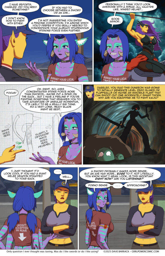 Grrl Power #1345 – Hack or slash – Grrl Power